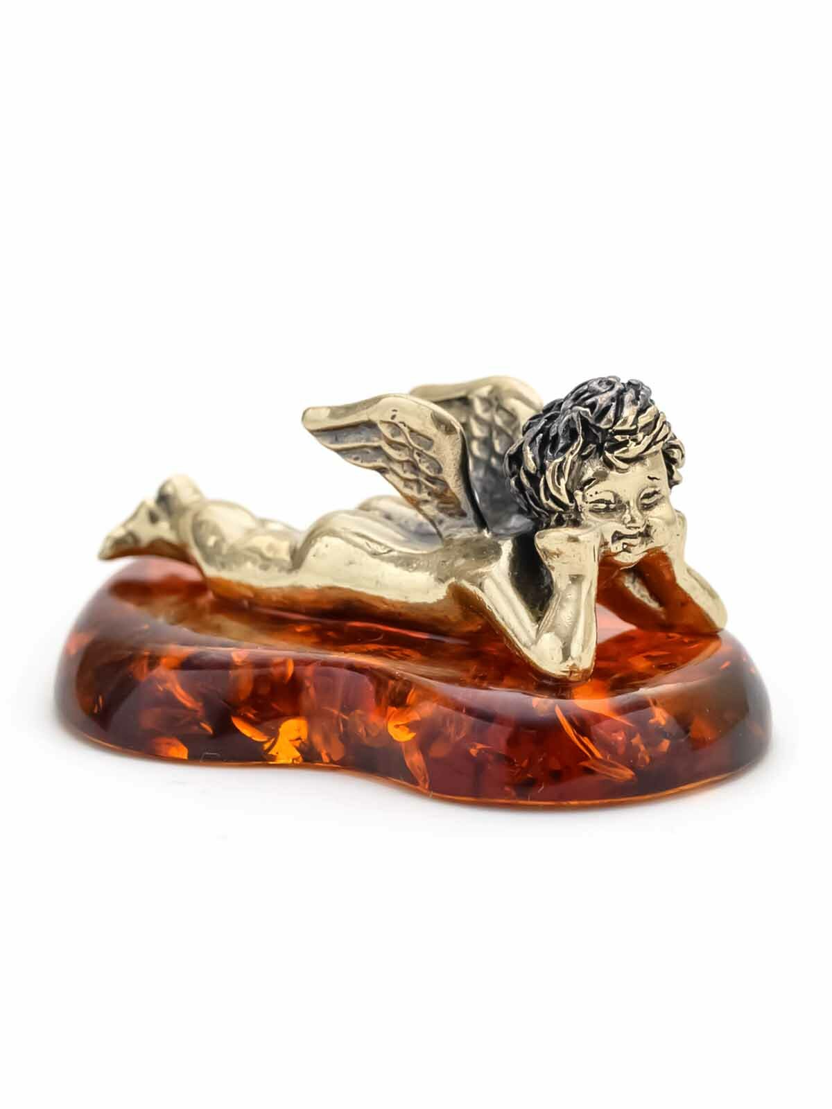 Сувенирная фигурка - Амурчик, Балтийский Янтарь, 4,5 см