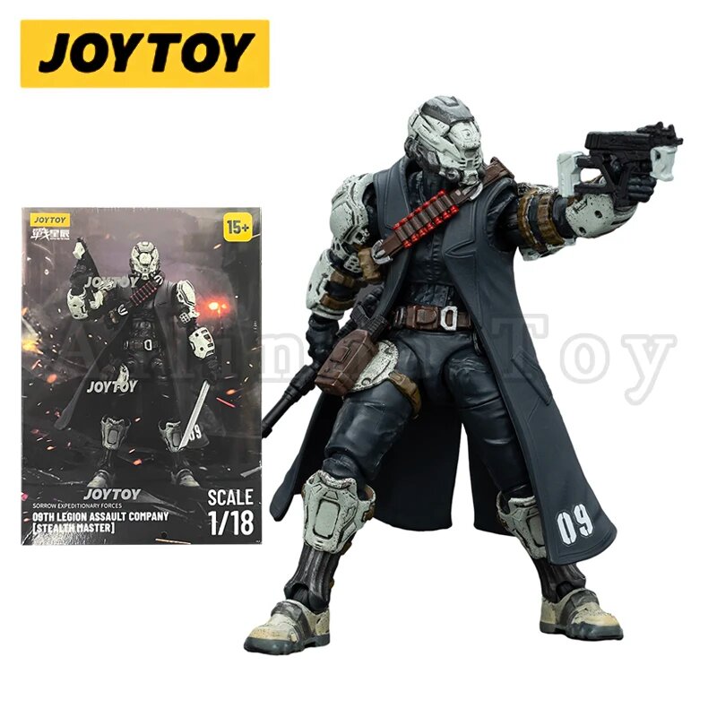 JOY TOY 1/18 Фигурка Битва за звезды 09-й легион Серый, Stealth Master