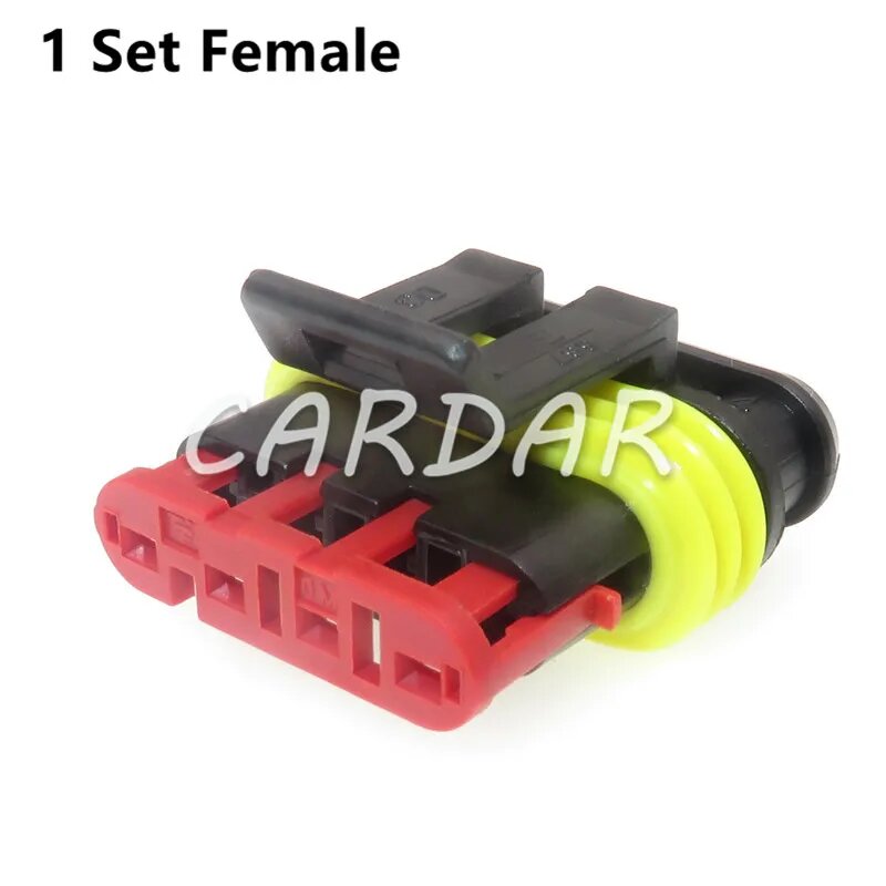 Автомобильный разъем Superseal 4-контактный, Color: Follow Me Cheaper
