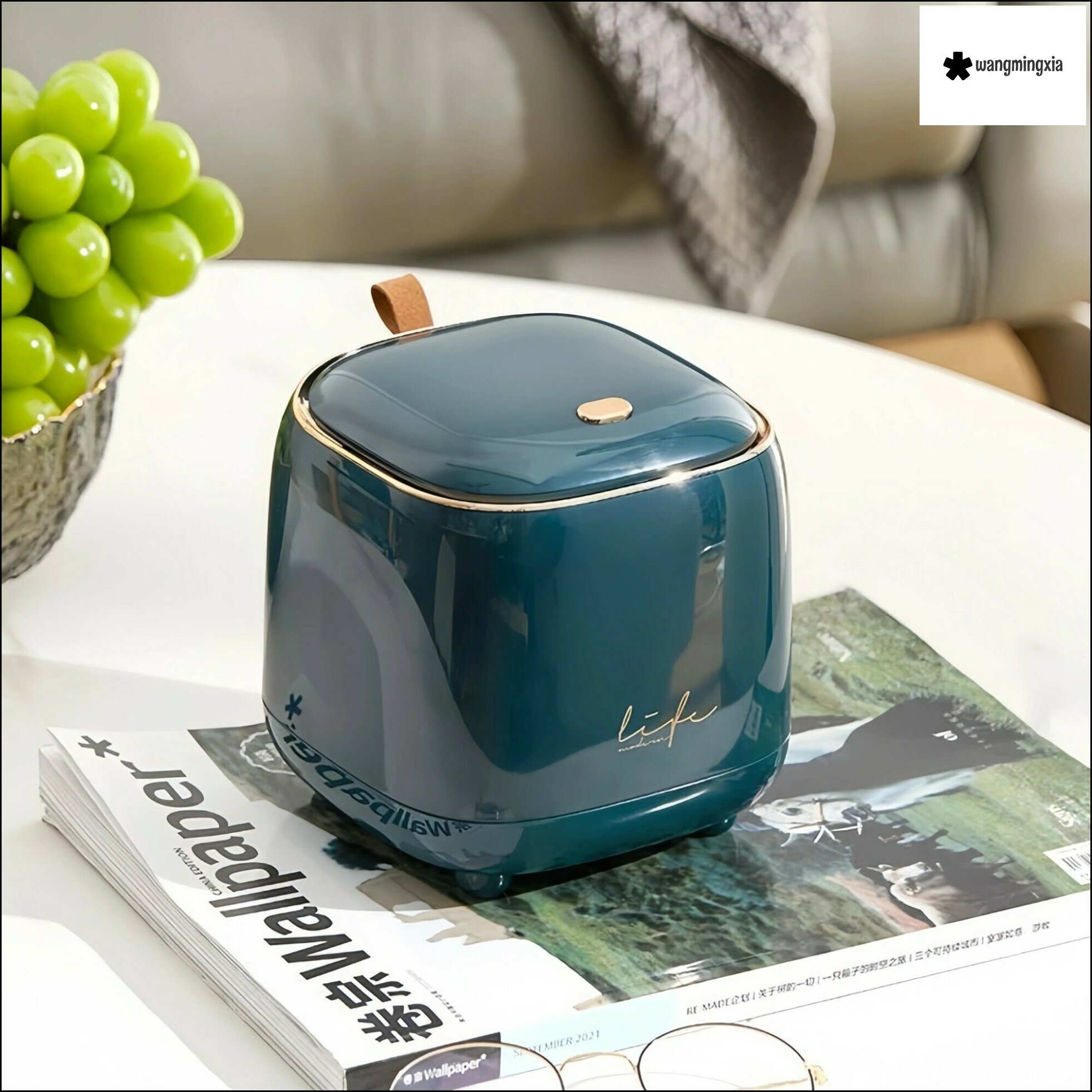 Эксклюзивный настольный контейнер Birdhouse с крышкой, 1.5 л для ванной комнаты