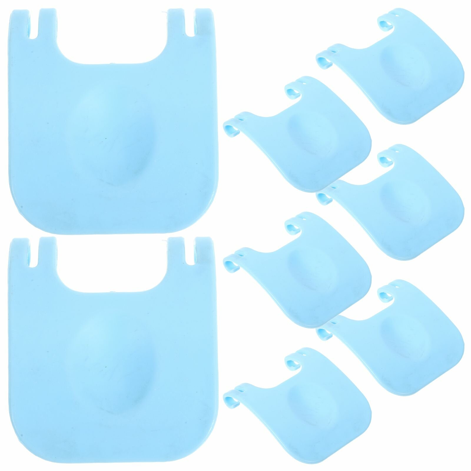 Клипсы для крепления клеток, безопасность питомцев, быстрая фиксация, размер 6.20x5.60x1.00 см, 8 штук