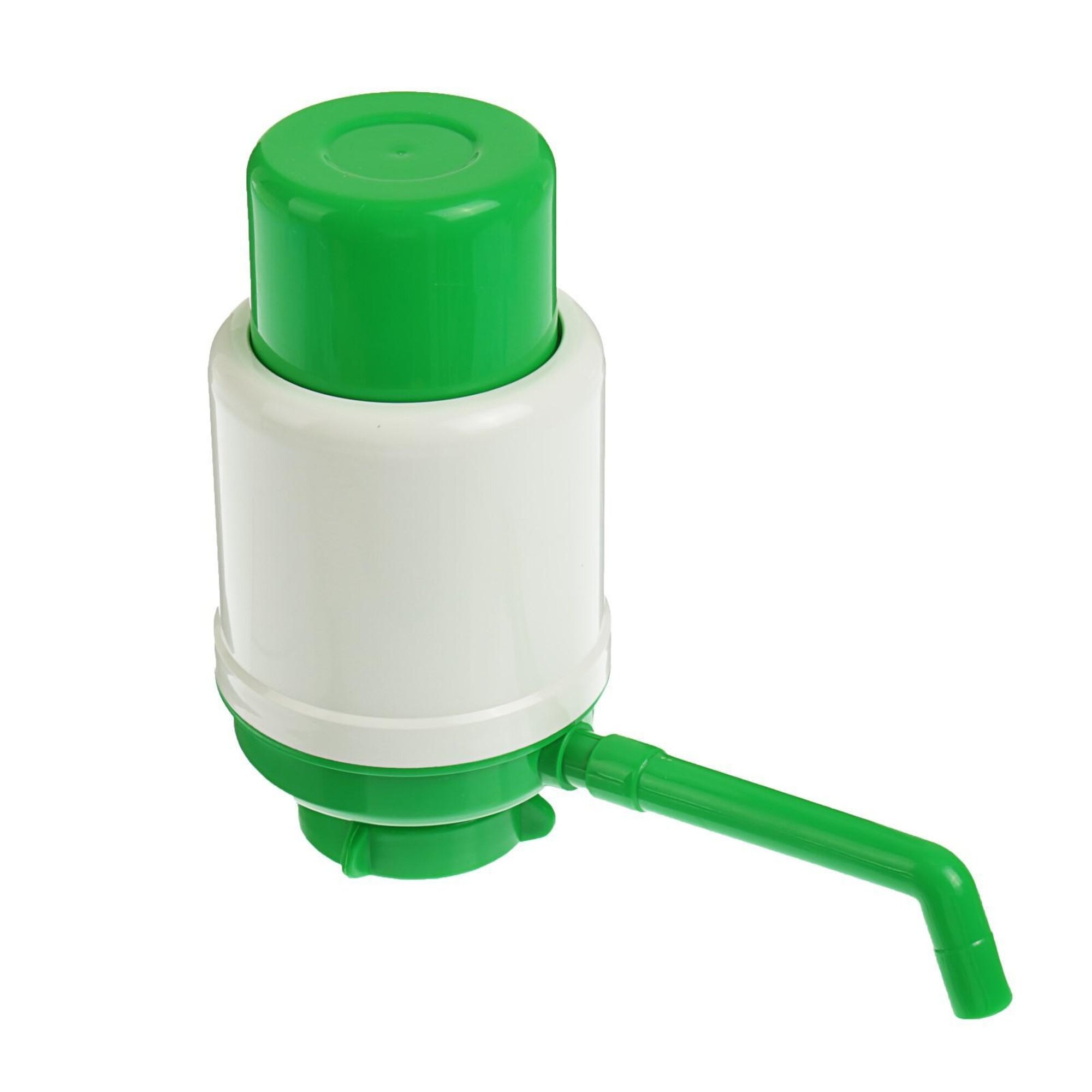 Помпа для воды «Дельфин» Эко, механическая, под бутыль от 11 до 19 л, зелёная