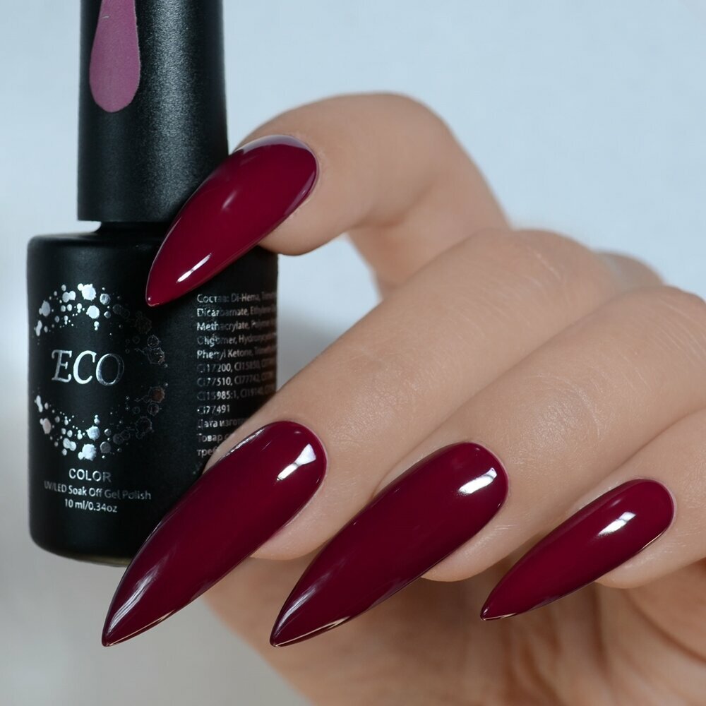 Гель лак для ногтей №36 Основная (шеллак), бургунди