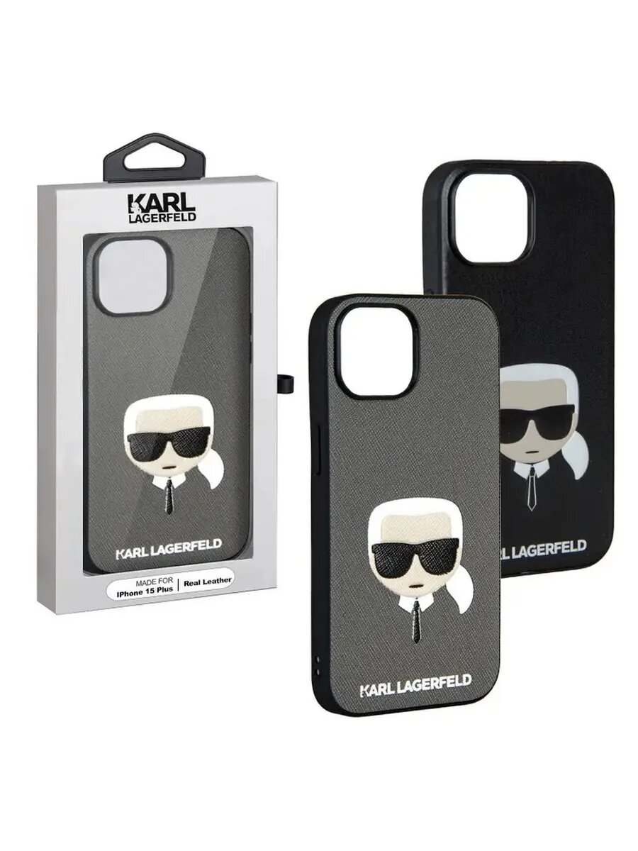 Элегантный защитный чехол с дизайном KARL LAGERFELD