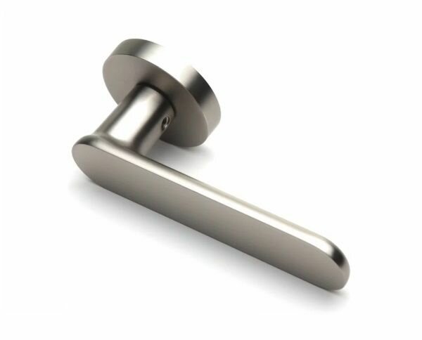 Ручка дверная LOCKSTYLE OVA ZR цвет NBM (матовый никель), 011842800