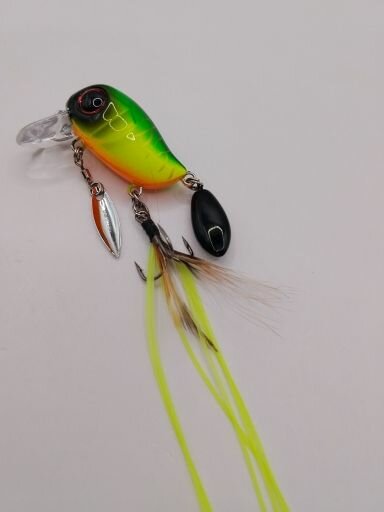 Воблер крэнк Jackall Micro Tappy, 54 мм, 4,8 г, плавающий микро-крэнк, заглубление 0-0,1 м