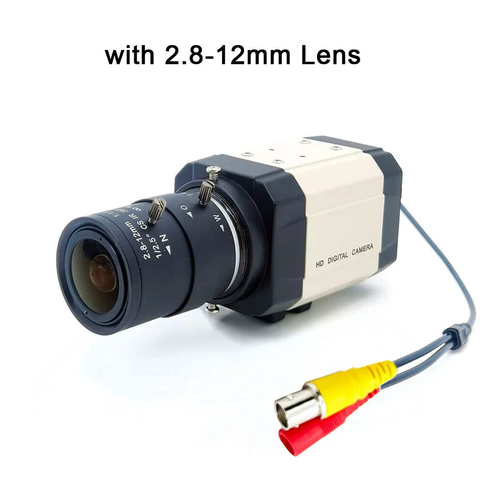 Цветная аналоговая камера 1200TVL, PAL, 2.8-12mm