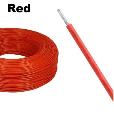 Медный электрический кабель UL1569 5-100м 18AWG, Красный, 5 meters