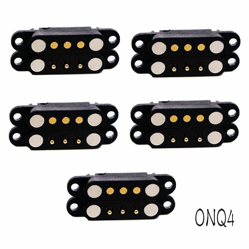 5 пар магнитных разъемов Пого Пин 3-контактный Погопин "папа" и "мама" 2,54 мм подпружиненный магнитный разъем питания