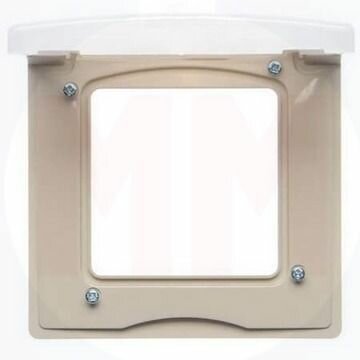 Рамка 1-м Etika IP44 с защ. крышкой сл. кость IEK 672560
