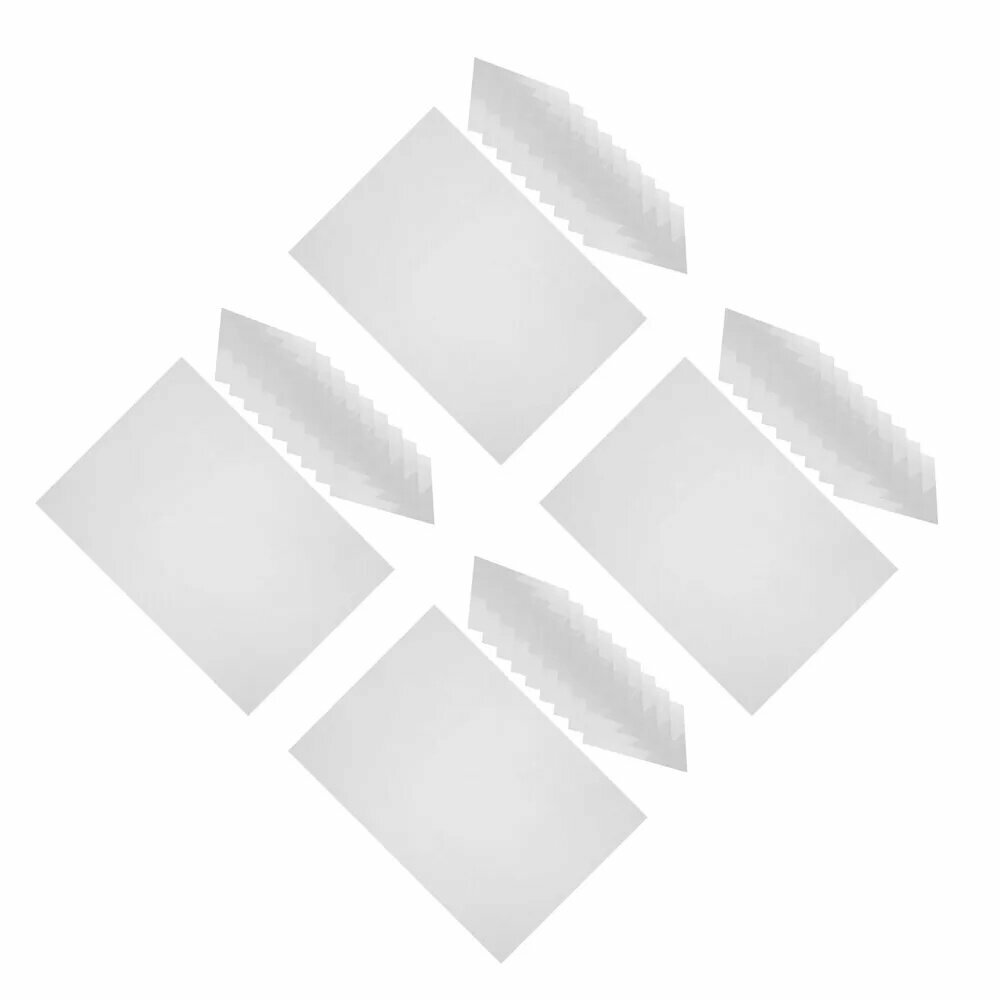 Прозрачные ацетатные листы из фиброволокна для скрапбукинга и художественных проектов, в наборе 40 штук