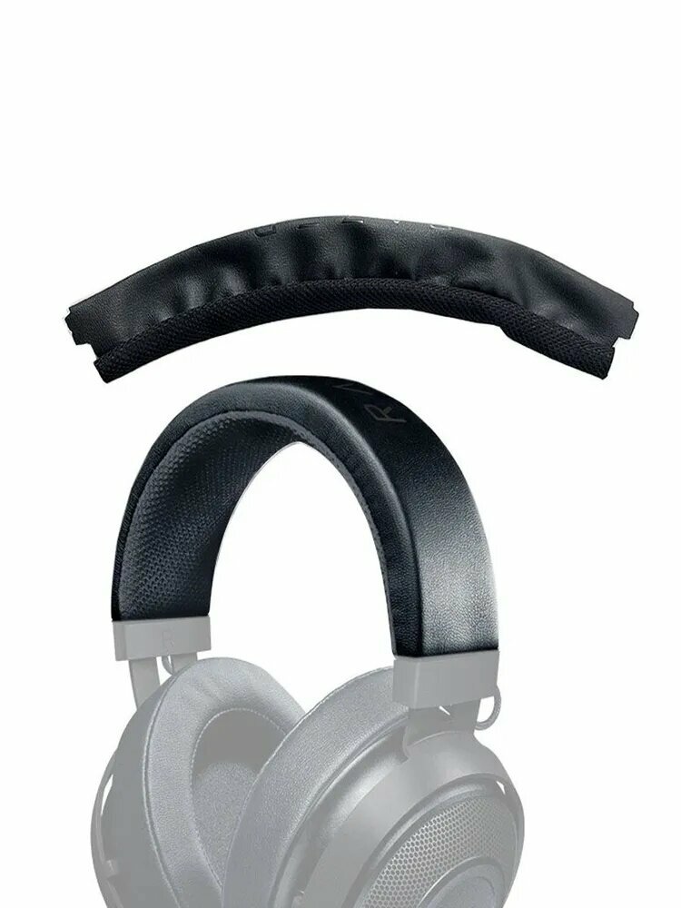 Сменный чехол из белковой кожи для оголовья, совместимый с наушниками Razer Kraken V2 Pro Gaming Headsets (Black)