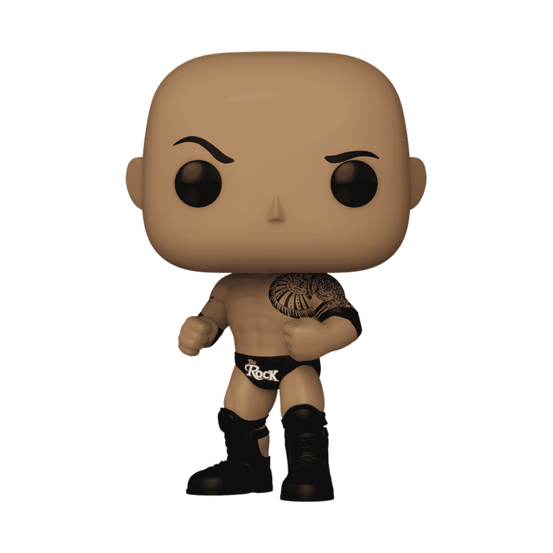 Фигурка Funko POP! WWE - The Rock 72281 (137) Скала, 10 см, коричневый