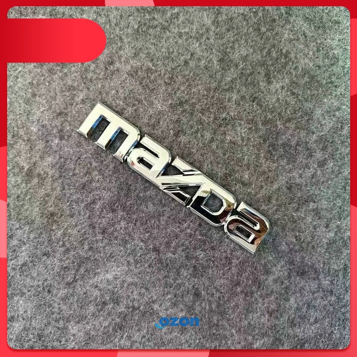 Надпись/Эмблема "Мазда" на багажник автомобиля для Mazda CX7, хром