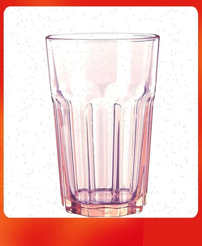 Стакан 350 мл 1 шт розовый