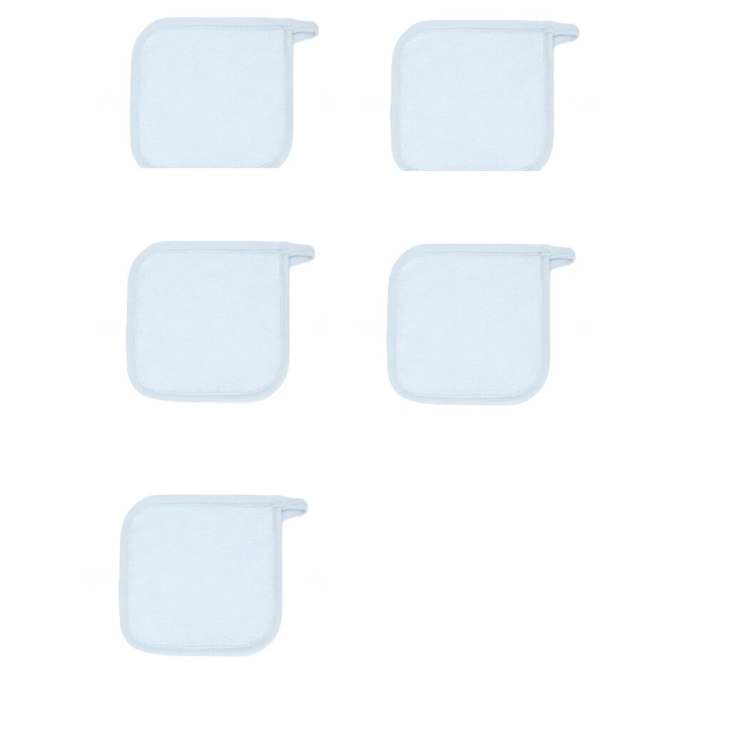 5 Шт Многоразовых Салфеток Для Снятия Макияжа, Мягкие Прокладки Из Полиэфирного Волокна Для Нежной Кожи И Водостойкой Туши