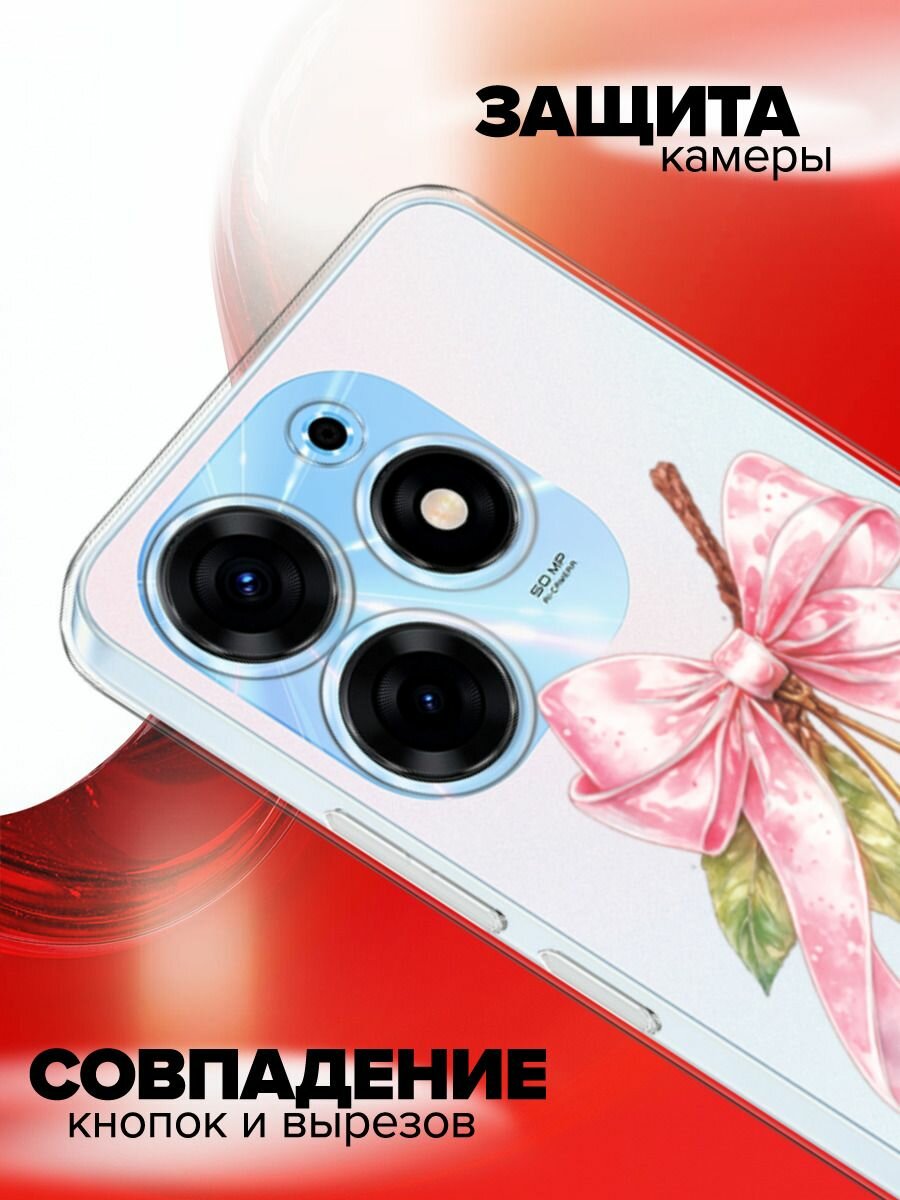 Силиконовый чехол на Tecno Spark 10 Pro / Текно Спарк 10 Про с принтом Sweet — фото 1