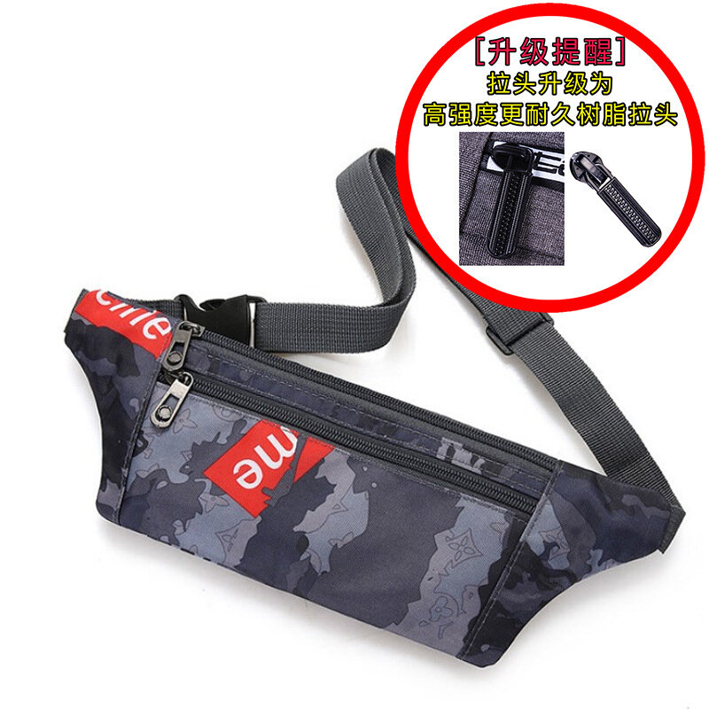 Оптовая продажа от производителя: облегающая поясная сумка, камуфляжная, клетчатая, однотонная, простой кошелек, спортивный невидимый легкий портативный кошелек для монет.