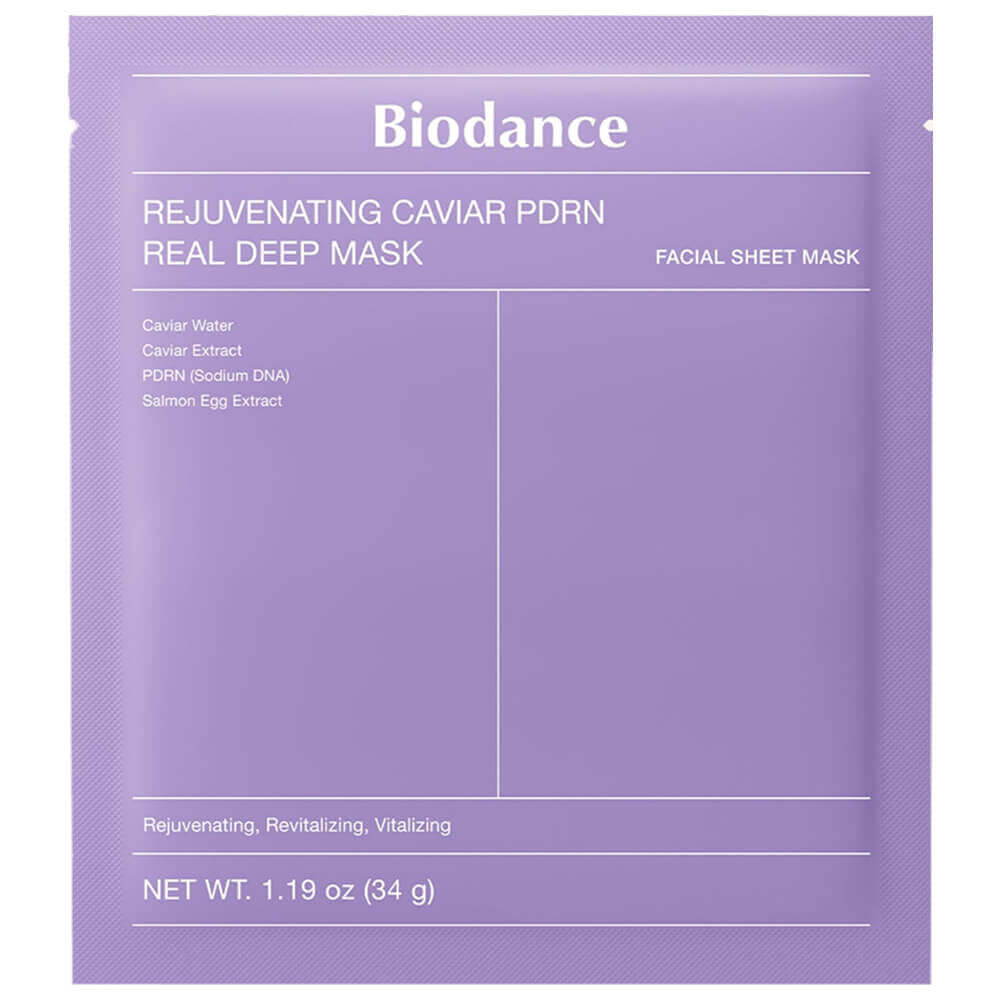 Маска омолаживающая с экстрактом икры | Biodance Rejuvenating Caviar PDRN Real Deep Mask 34g