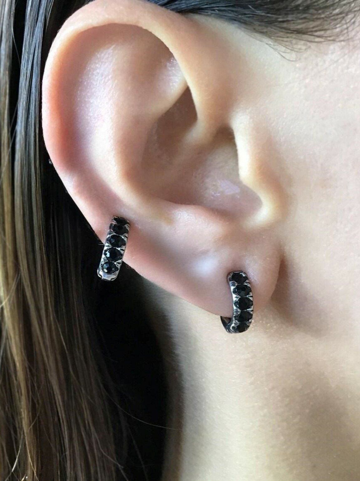 Серьги, славянский оберег, фианит