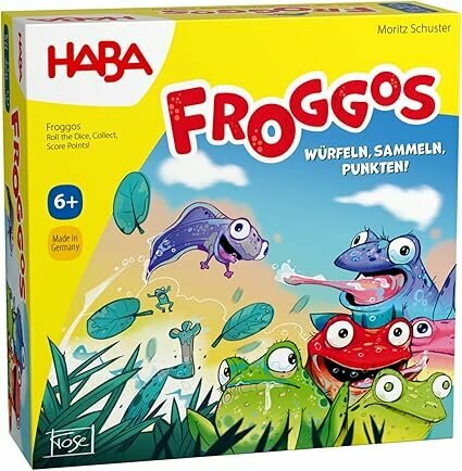 Детская настольная игра Haba - Froggos/Лягушки стратегическая игра, от 6 лет - 2012811001