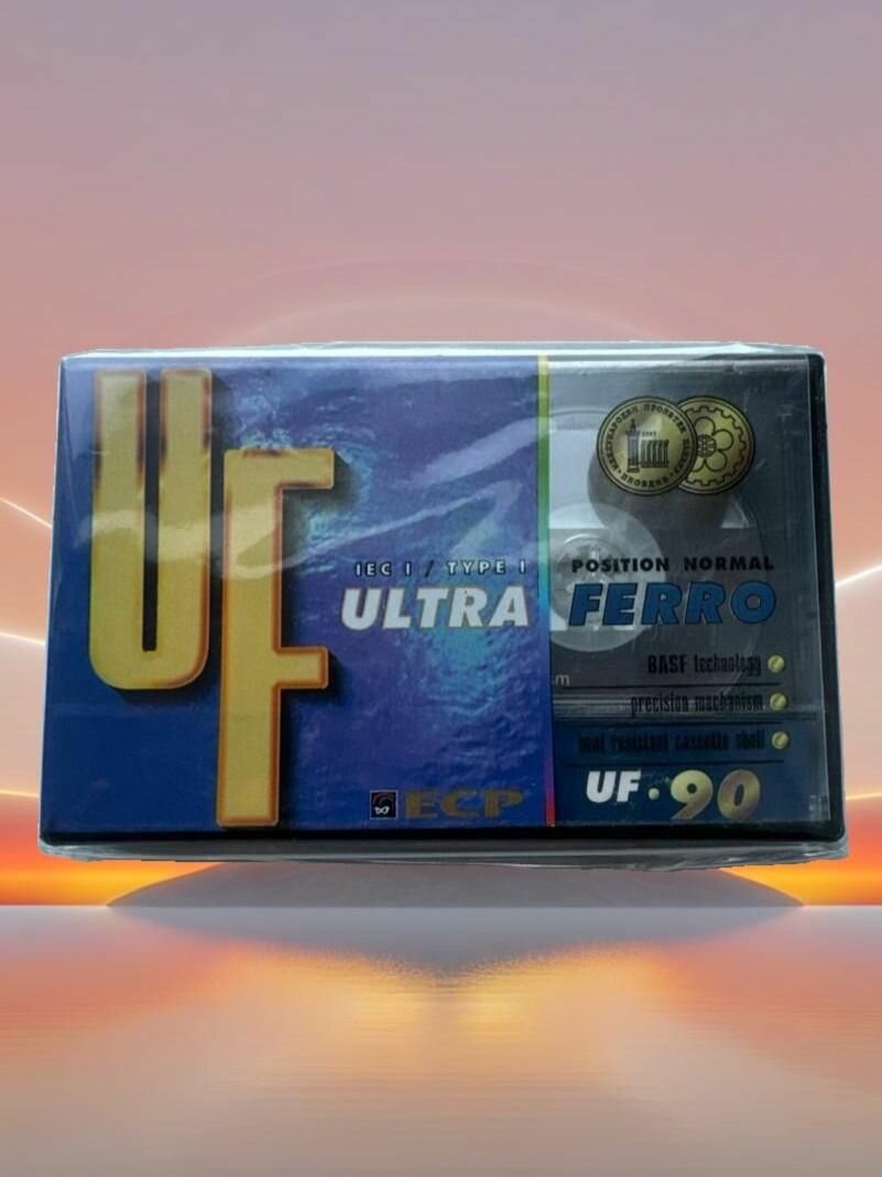 Аудиокассета ECP UF ULTRA FERRO 90 (1 шт)