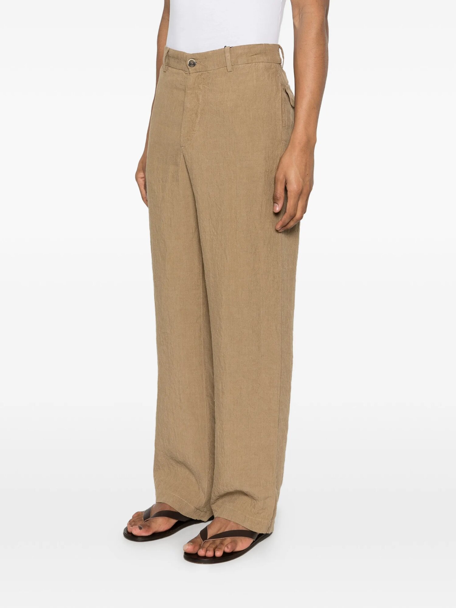 Брюки Barena Cavea Marte linen trousers, размер 48, разноцветный — фото 1