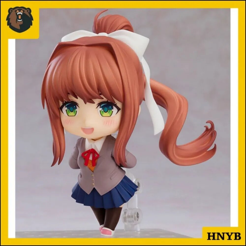 Фигурка Monika из игры Doki Doki Literature Club, высота 10 см, коллекционная модель для фанатов аниме, подарок для девочек — фото 1