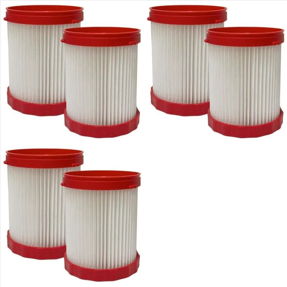 6 сменных фильтров HEPA VF320H для пылесоса влажной/сухой уборки 18 В объемом 2,6 галлона GAS18V-3/GAS18V-10L