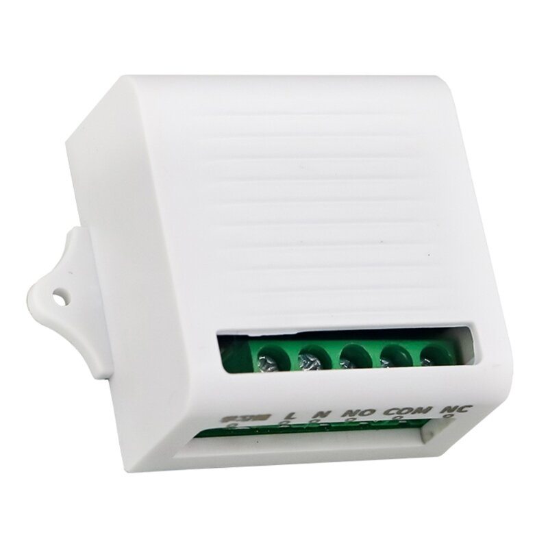 Переключатель Дистанционного Управления 1-Канальный Приемник 433 МГц Для Гаражных Ворот И Светодиодных Фонарей, Наружный Реле-Контроллер