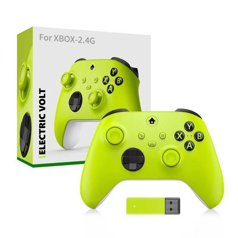 Беспроводной геймпад 2.4G совместимый с Xbox One X, Series S, Series X, ПК, функция вибрации, разъем USB Type-C, корпус из ABS