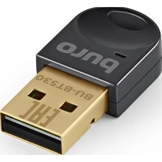 Адаптер Buro USB BU-BT530 BT5.3+EDR class 1.5 20м черный