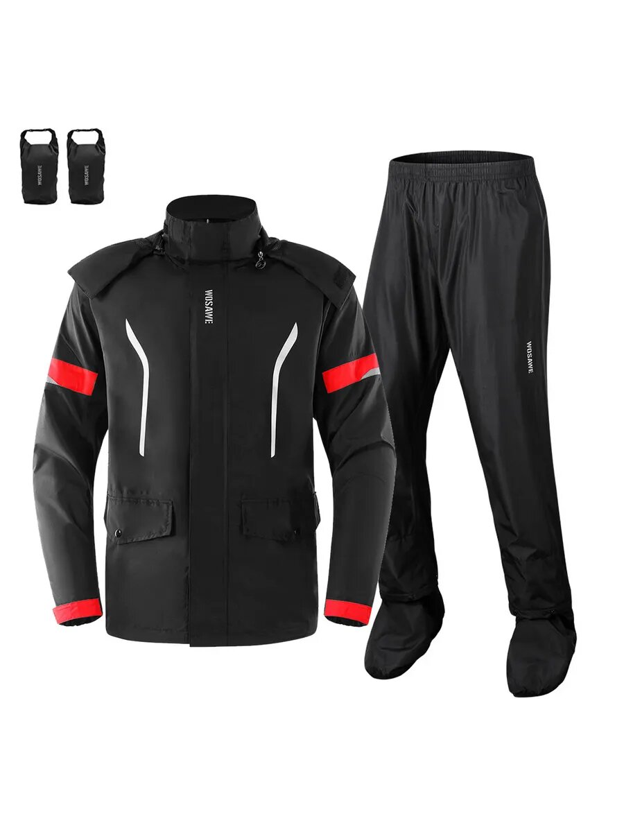 Водонепроницаемые дышащие велосипедные штаны-дождевик,