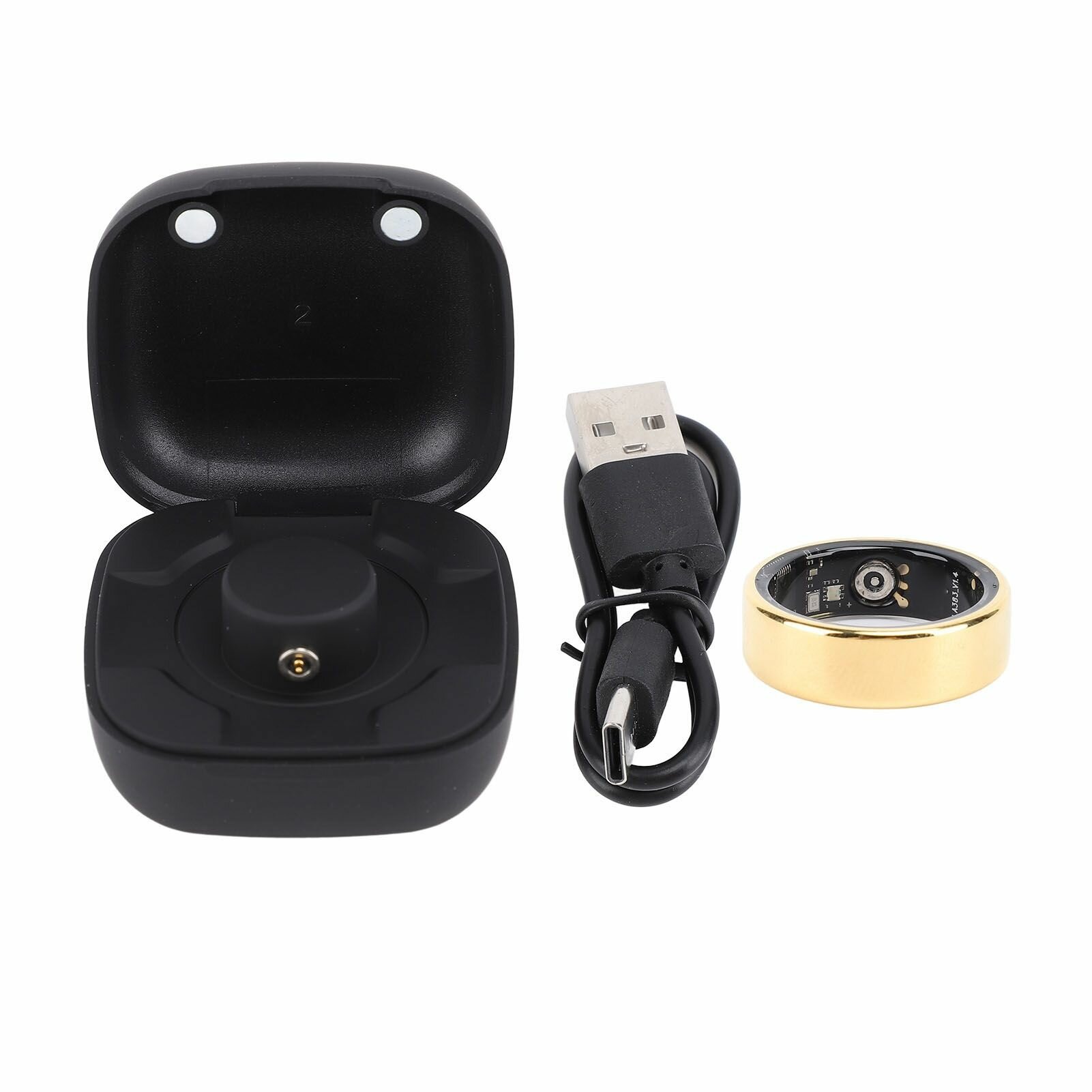 Умный Ring Bluetooth 5.1 водостойкий носимый фитнес-трекер для спортивных вечеринок и деловых поездок 22.4 мм 0.88 дюйма