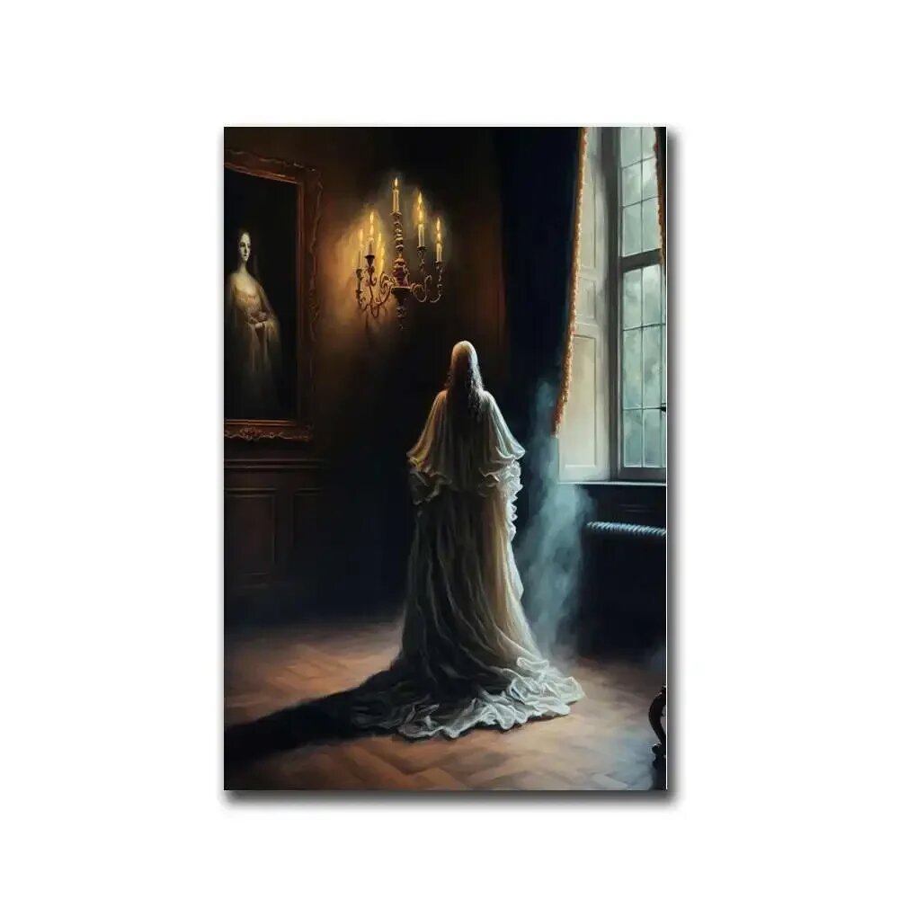 Печать на холсте "Готическая ведьма" 40x50см, Picture 6