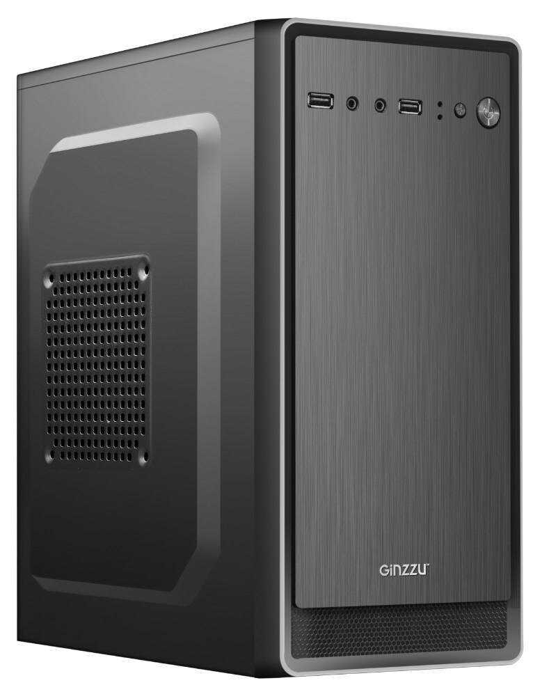 Корпус mATX Ginzzu B180 Без БП чёрный
