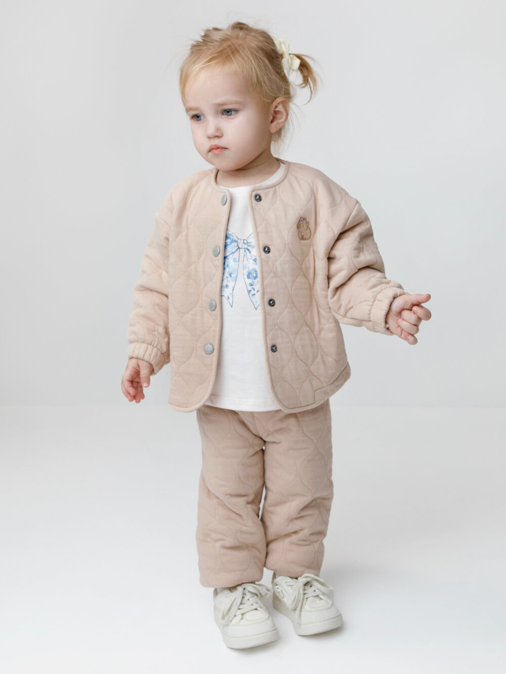 Брюки спортивные хлопковые штаны джоггеры для девочки