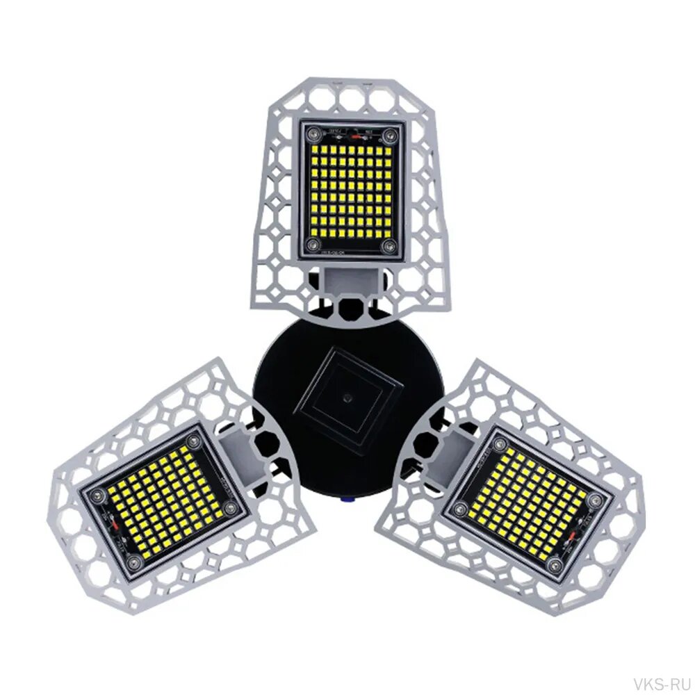 Техническое освещение 3LED, Черный корпус, Белый и теплый белый свет, для различных помещений