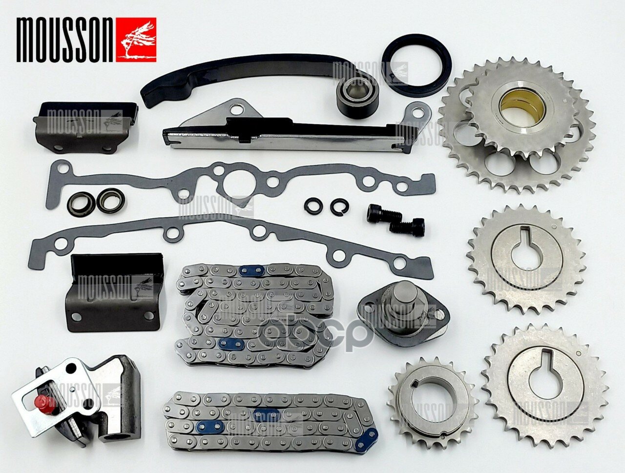 Комплект цепи ГРМ Nissan GA14DE 1,4L (80L, 54L) MOUSSON арт. STKGA14DE
