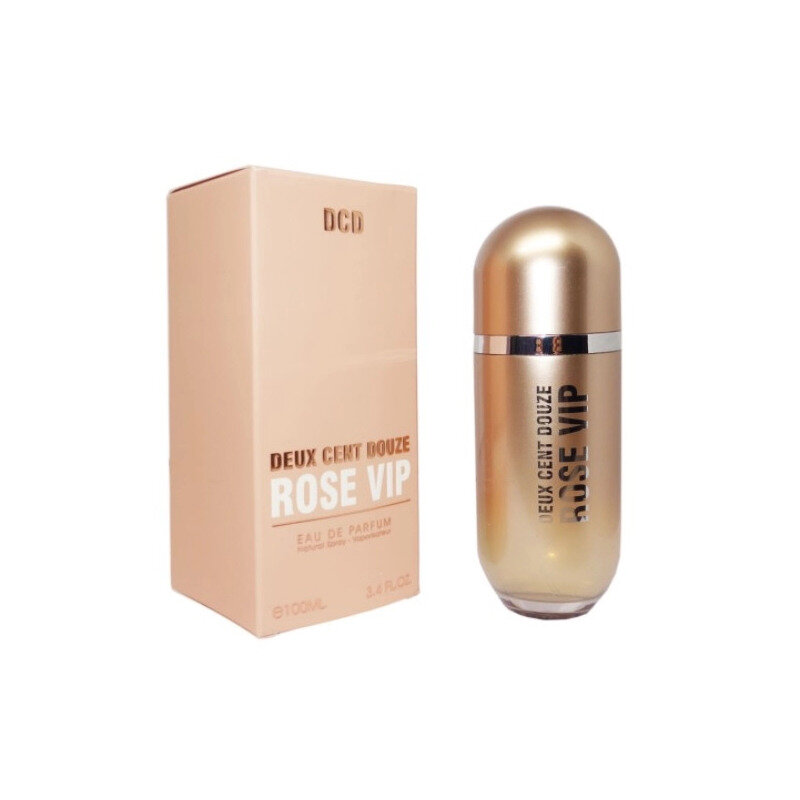 Парфюмерная вода для женщин Fragrance World Deux Cent Douze Rose Vip 100 мл / Духи Фрагранс Ворлд Дё Сан Дуз Роуз Вип