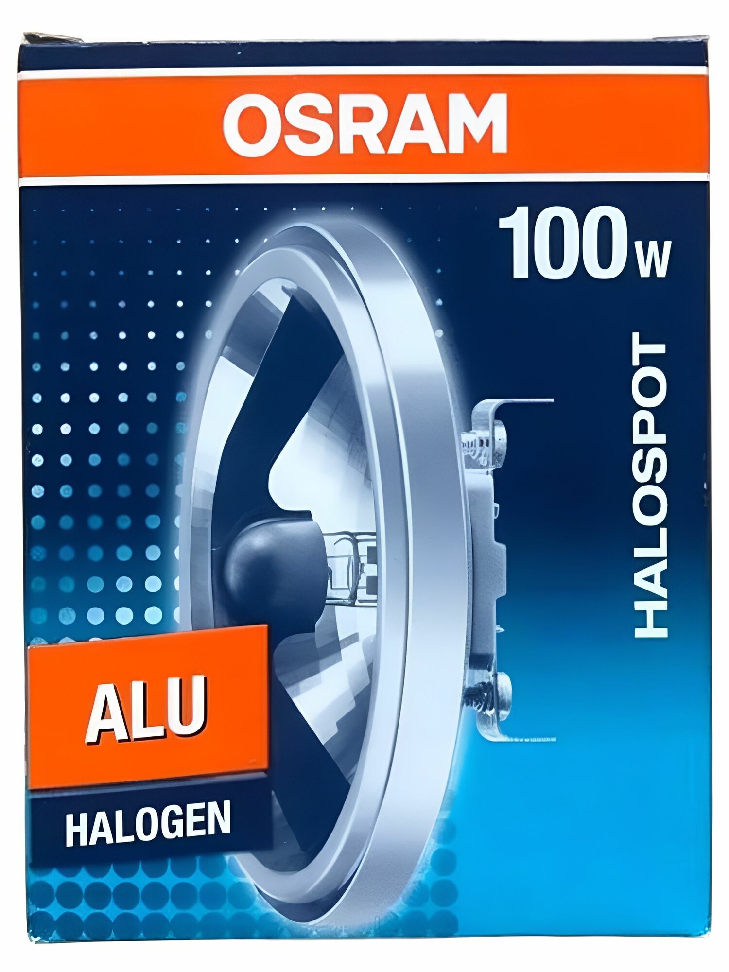 Лампа Osram 41850 WFL 100W Halospot 111 G53 40 градусов угол рассеивания