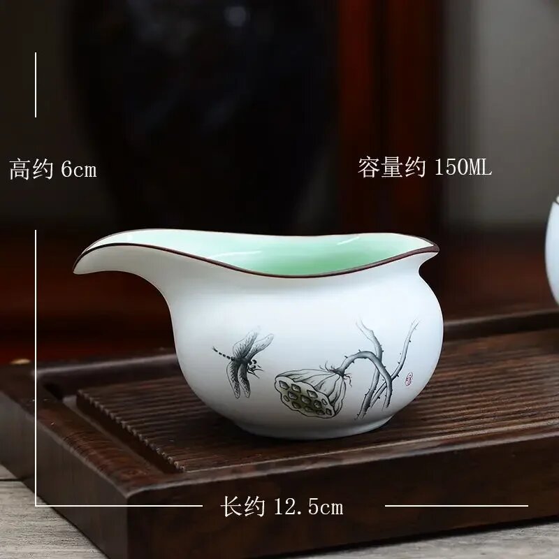 SJZMICAI чайник фарфор 150 мл Lotus Root