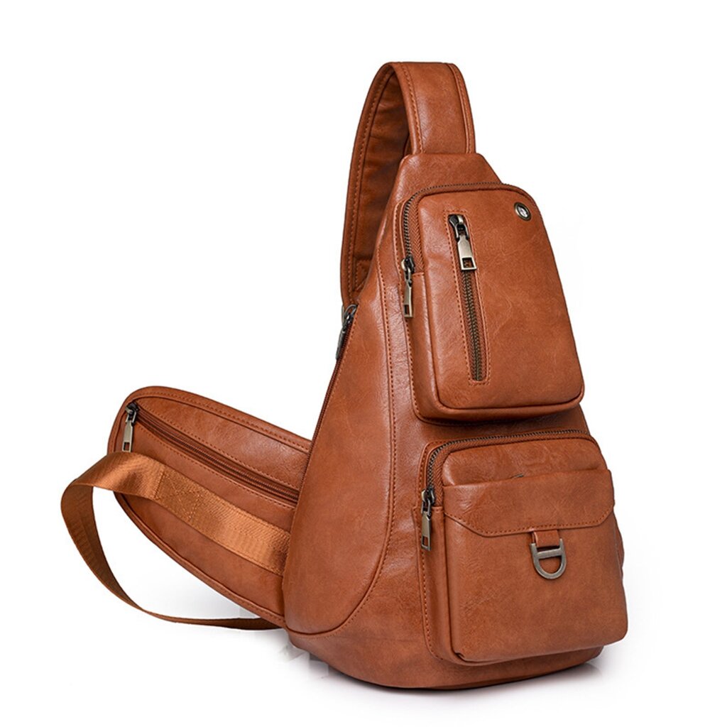 Модный Рюкзак на Плечо для Женщин, Сумка-Слинг из Искусственной Кожи, Сумка Через Плечо, Повседневные Рюкзаки Для Девочек, Большая Нагрудная Сумка