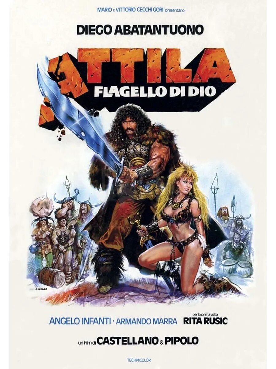Аттила, бич божий (1982) (DVD-R)