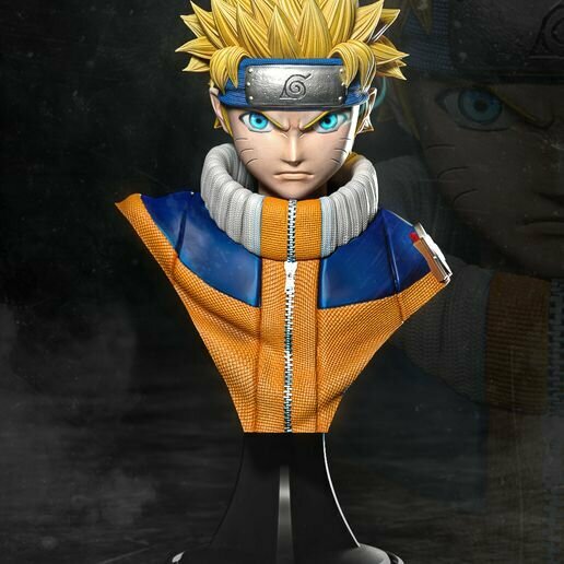 Сборная модель Naruto Classic (Naruto), бюст, 64мм для покраски