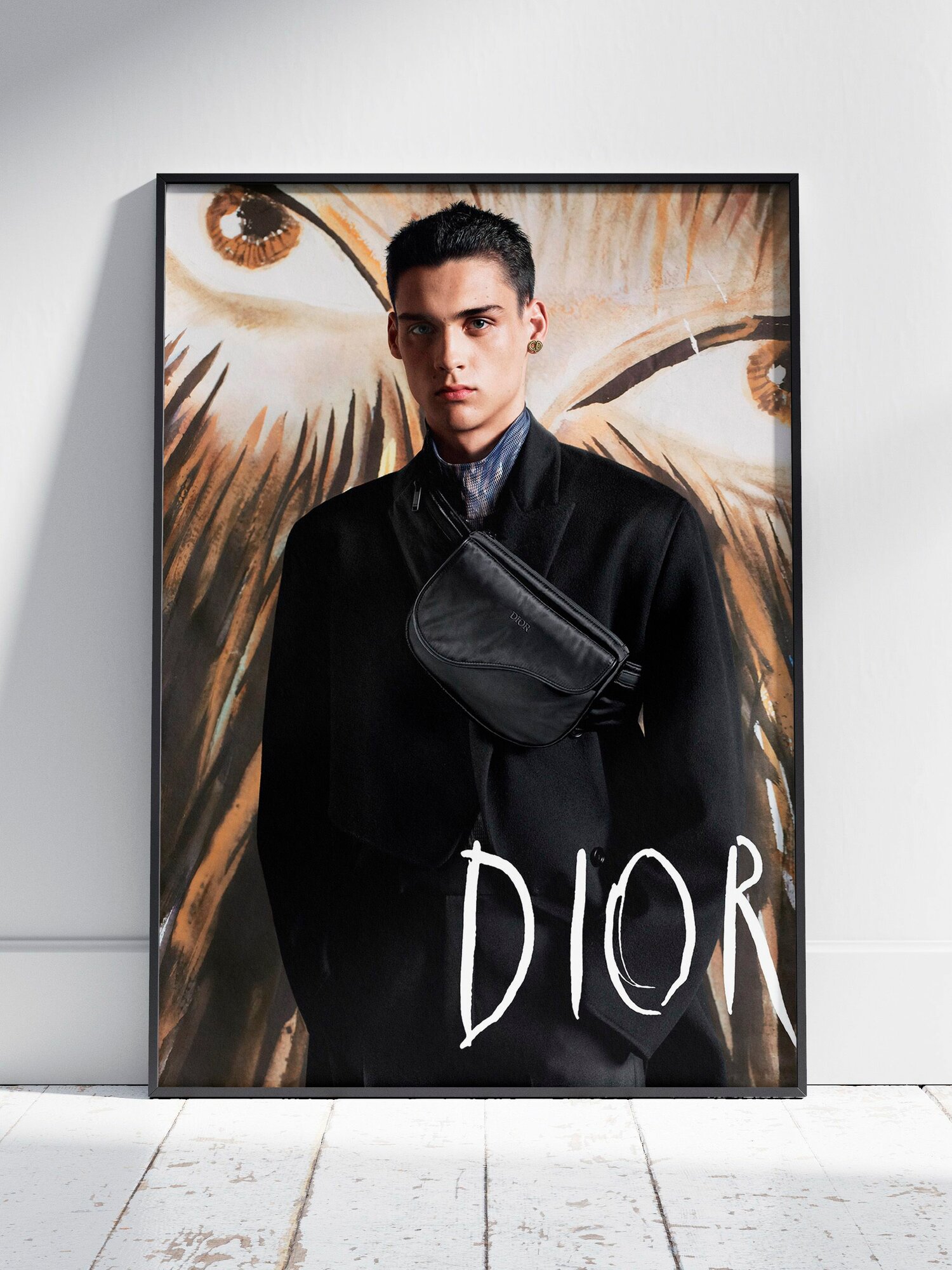 Плакат на стену для интерьера Диор (Dior 20) - Постер по модели, бренду и моде формата A4 (21x30 см)