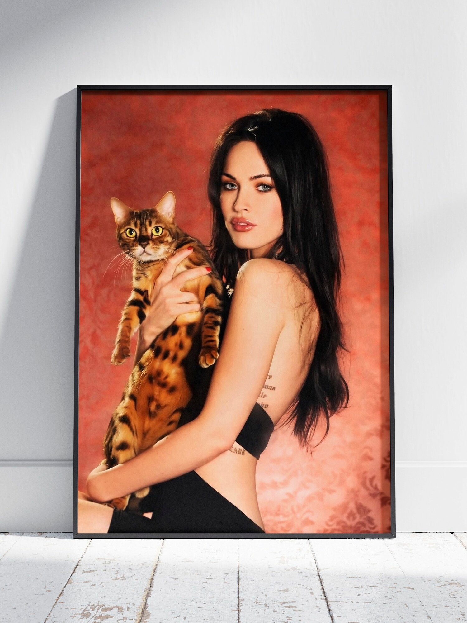 Плакат на стену для интерьера Меган Фокс (Megan Fox 61) - Постер по актеру фильма, кино, сериала формата A4 (21x30 см)