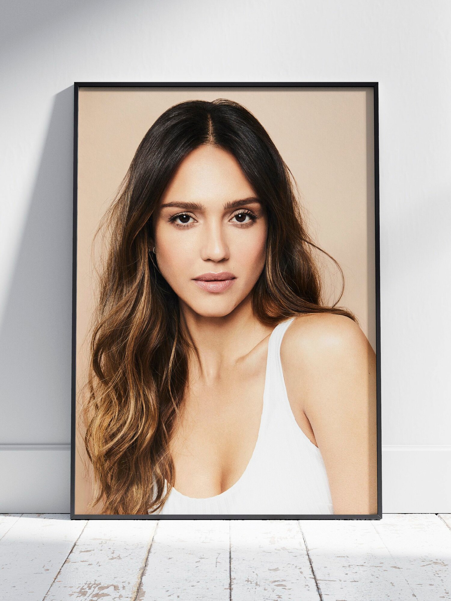 Плакат на стену для интерьера Джессика Альба (Jessica Alba 2) - Постер по актеру фильма, кино, сериала формата A4 (21x30 см)