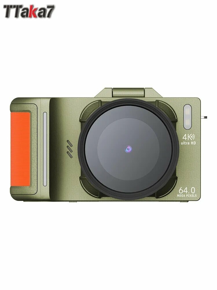 XJ200-цифровая камера высокой четкости 4K, 64 миллиона пикселей, 18-кратный зум, подключение Wi-Fi, видеоблог-камера с откидным экраном