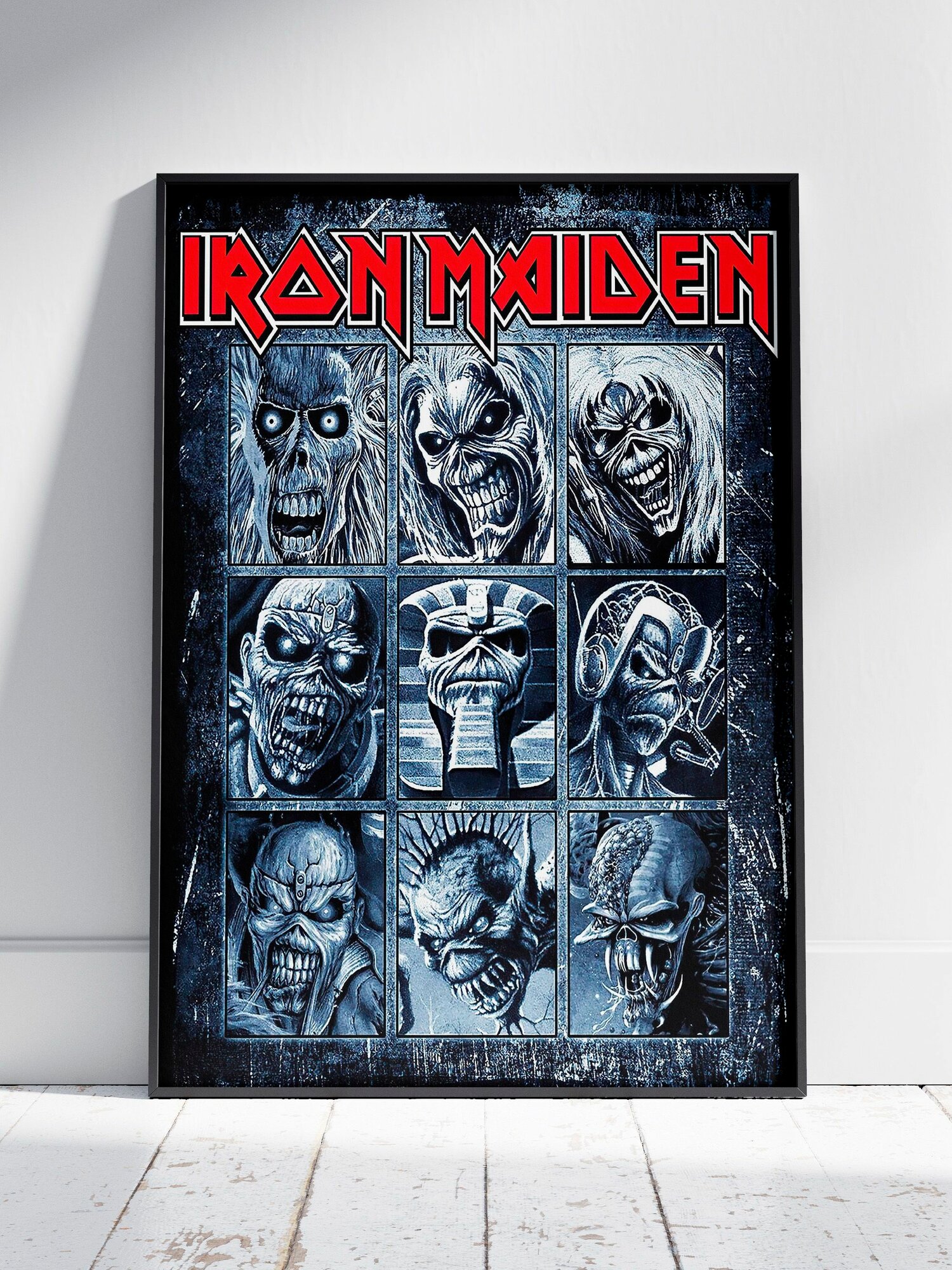 Плакат на стену для интерьера Айрон Мейден (Iron Maiden 2) - Постер по музыке и артисту формата A3 (30x42 см)
